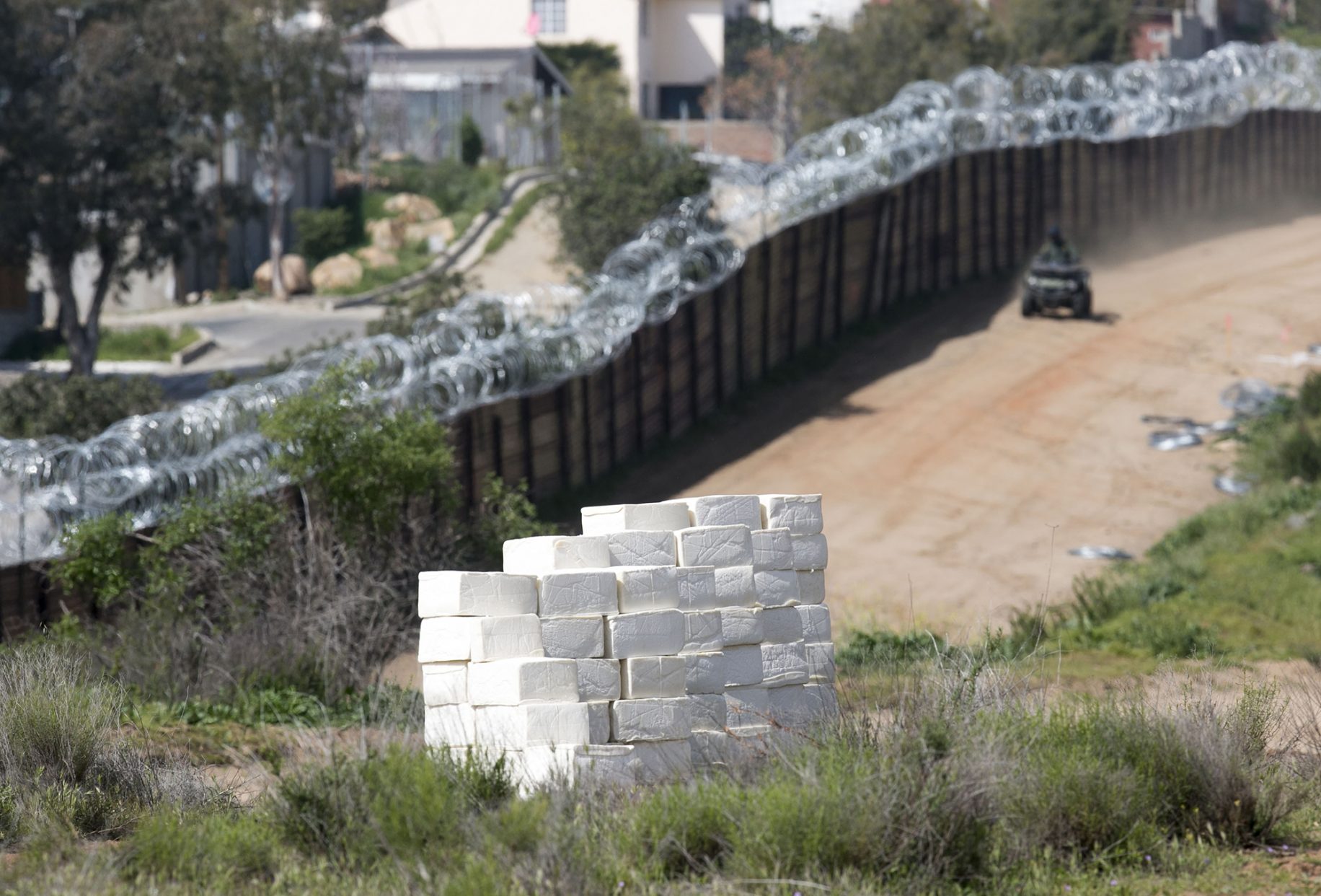 Artist building a wall of cheese on Mexico border: ‘Make America Grate ...