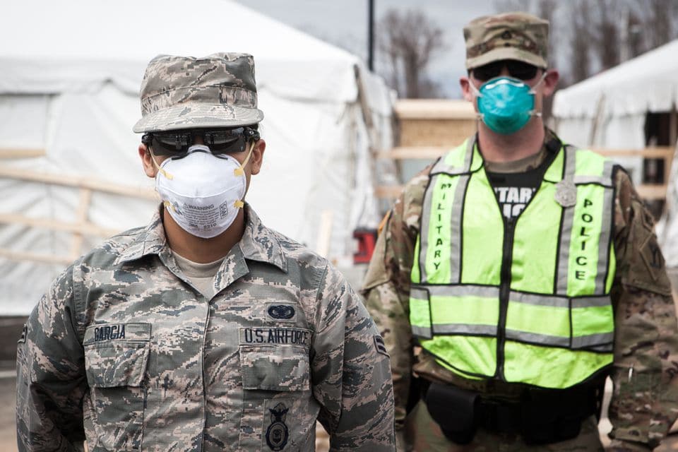 National Guard starts duties at triage tents to aid homeless population ...