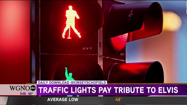 German city where Elvis served features him in new crosswalk lights ...