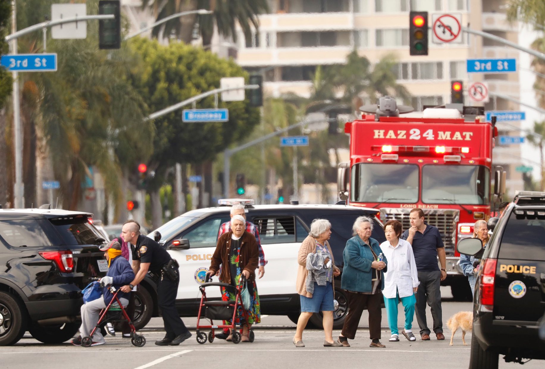 2 firefighters shot, one fatally, at senior care facility; 3rd person ...