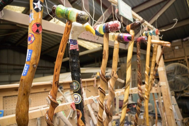 Florida woodworker makes free canes for veterans | American Military News