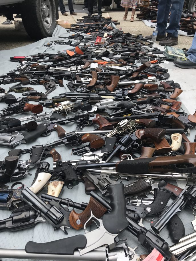 PHOTOS: Massive cache of 1,000 guns seized from Bel-Air mansion ...