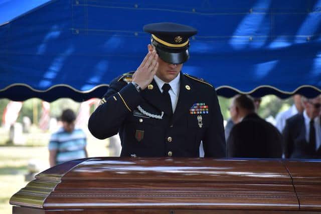 Memorial service held for World War II soldier after 75-year-long ...