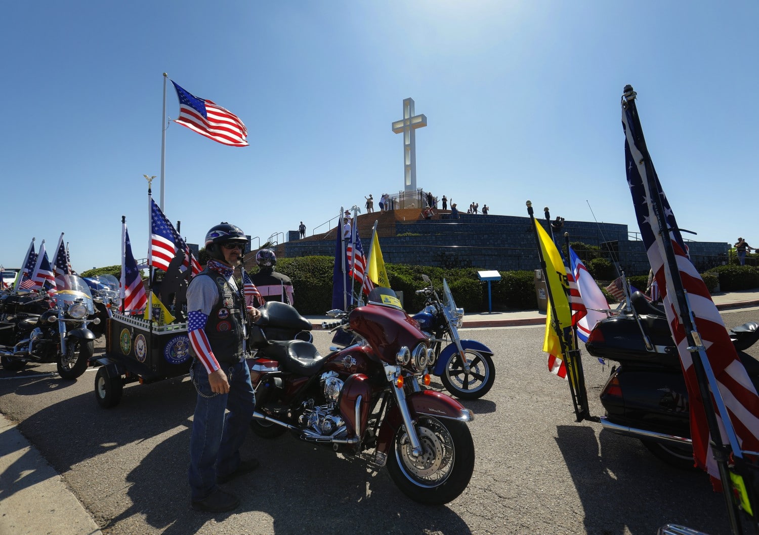 Motorcycle procession honors military, first responders on America's ...