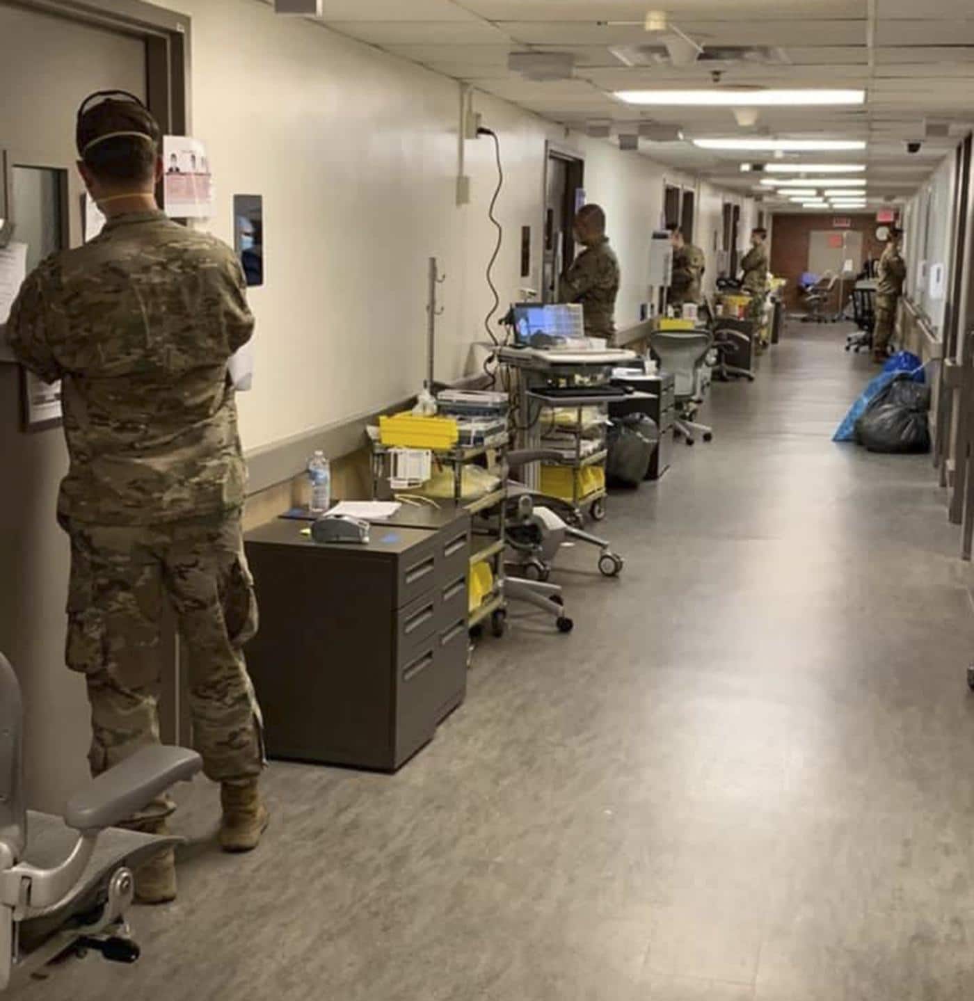 National Guard an eerie sight at Ohio State hospital | American ...