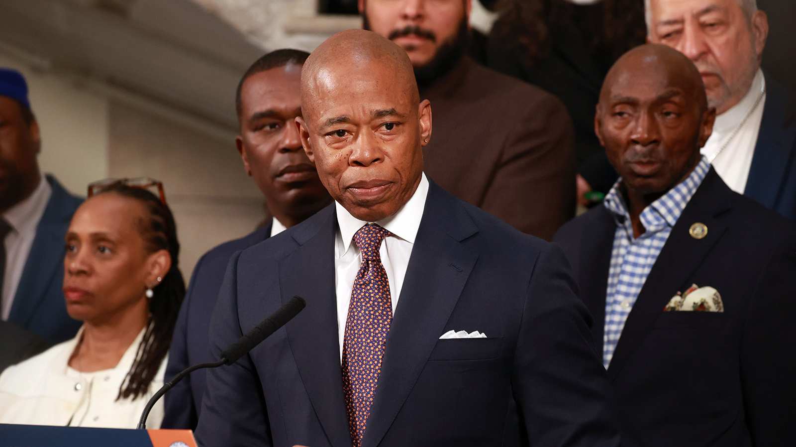 NYC mayor reveals posters telling migrants to go somewhere else