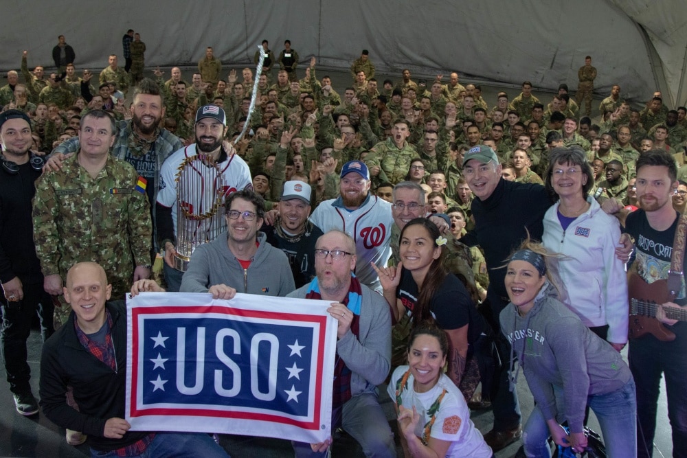 USO celebrates its 79th year of supporting the US military | American ...