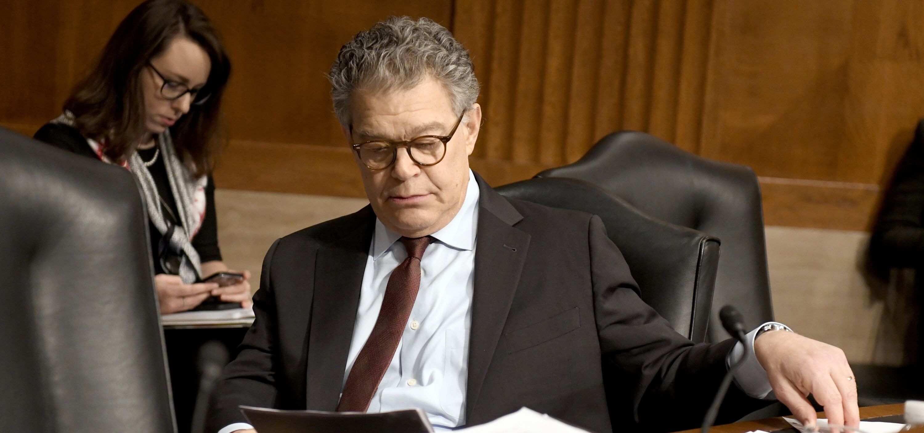Al Franken just formally resigned from the Senate, effective 1 pm EST ...