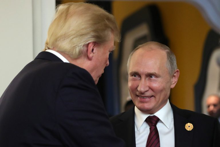 Trump and Putin will meet Monday - Here are photos from their past ...