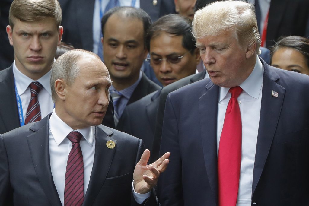 Trump and Putin will meet Monday - Here are photos from their past ...