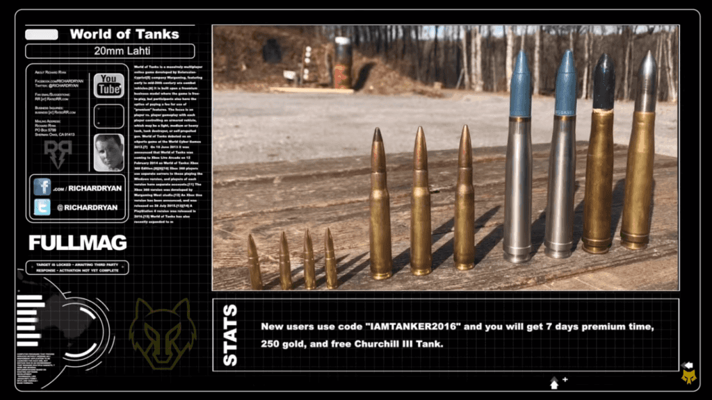 (VIDEO) 20mm anti-tank rifle tries to penetrate 16 steel plates ...