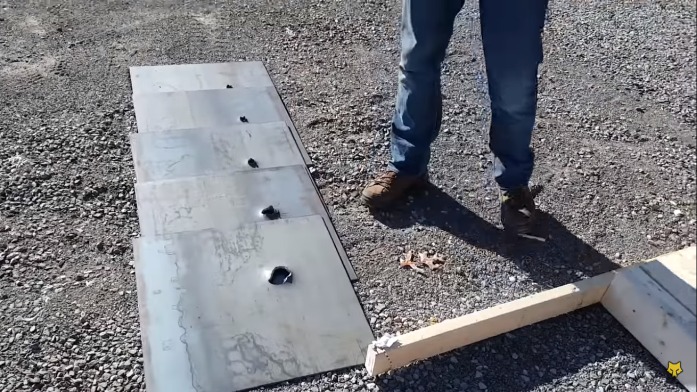 (VIDEO) 20mm anti-tank rifle tries to penetrate 16 steel plates ...