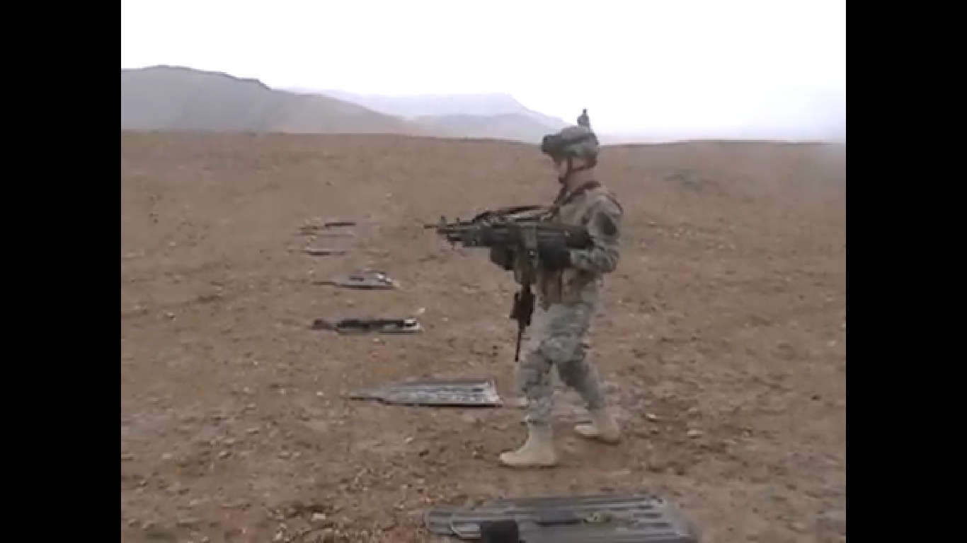 WATCH: Soldier fires dual M249 machine guns | American Military News