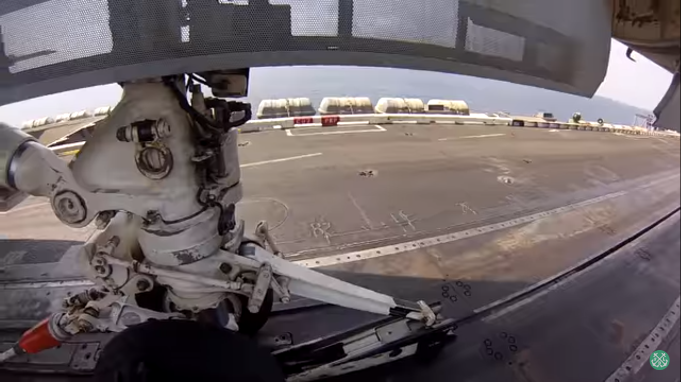 First-person video of F-18 Hornets catapulted from flight deck ...