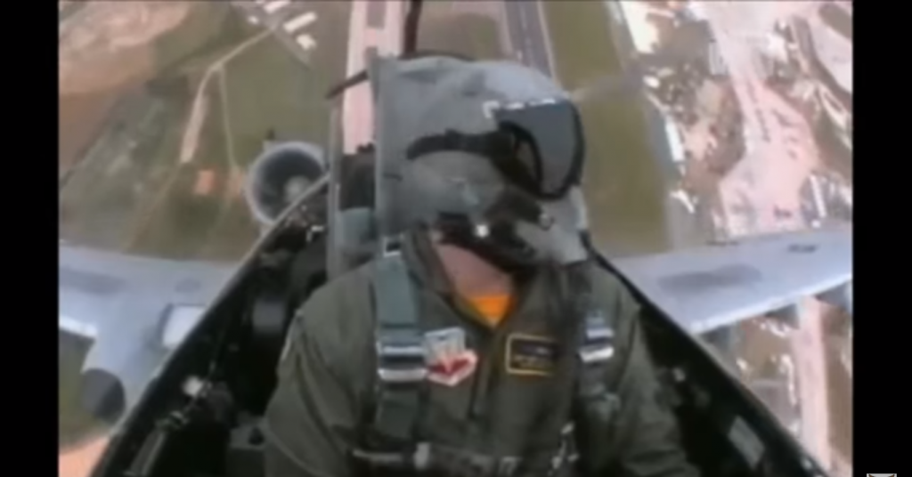 Watch cockpit footage of an A-10 Thunderbolt pilot describing maneuvers ...