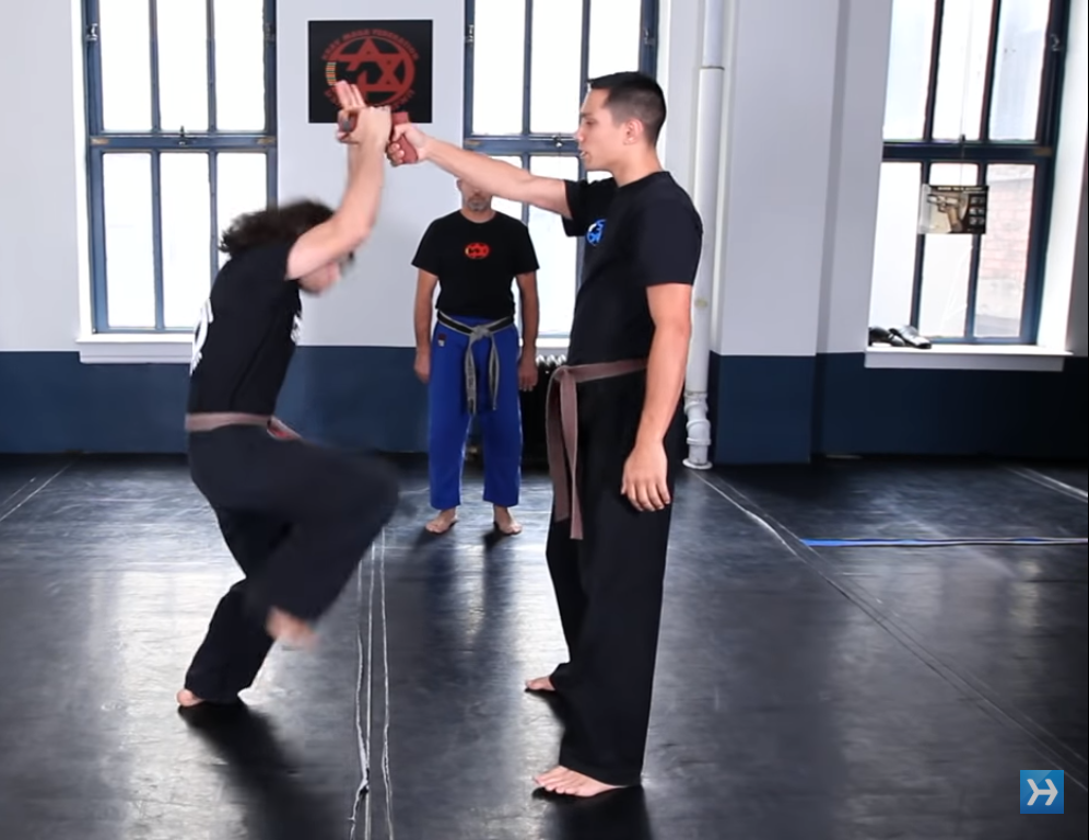 This self defense video shows you how to defend against a gun to the ...