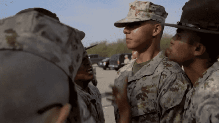 Watch intense Marine Corps drill instructors during a boot camp ...