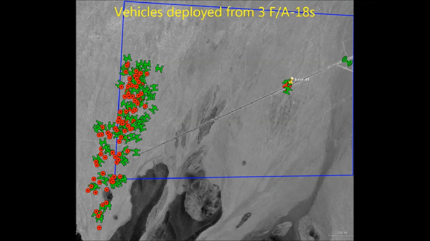 Watch US military's successful test of micro-drone swarm launched from ...