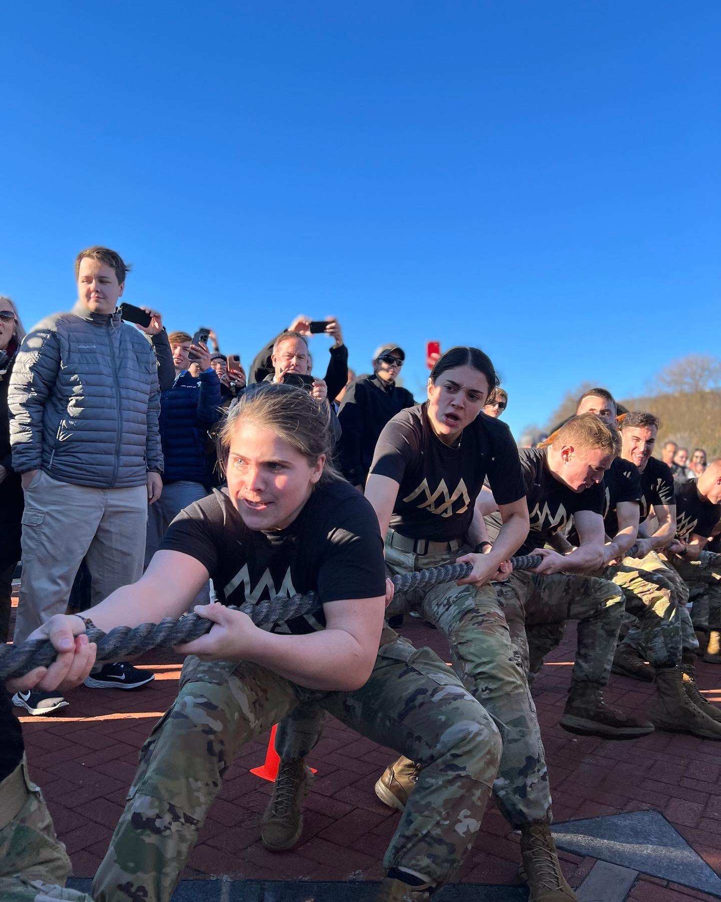PICS/VIDS: Army beats Navy in tug-of-war in USAA Patriot Games