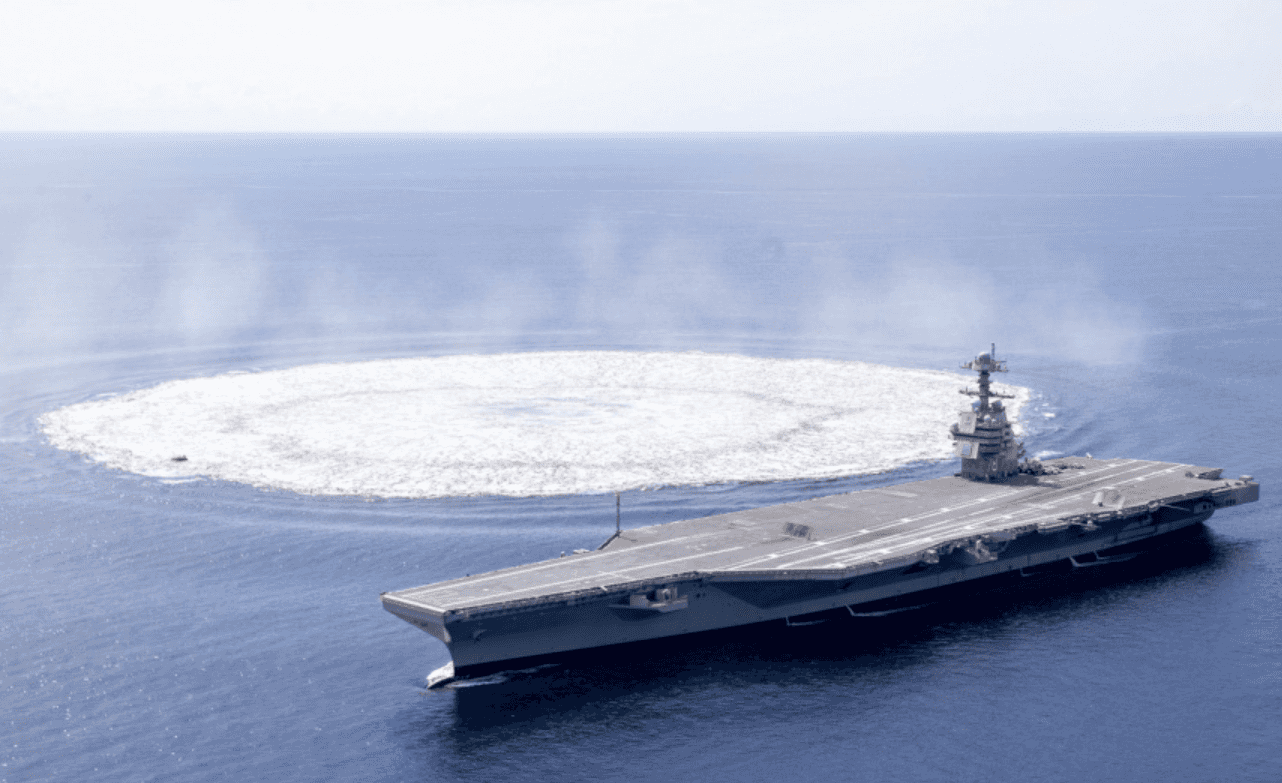 Videos/Pics: Navy sets off a massive explosion next to its newest ...