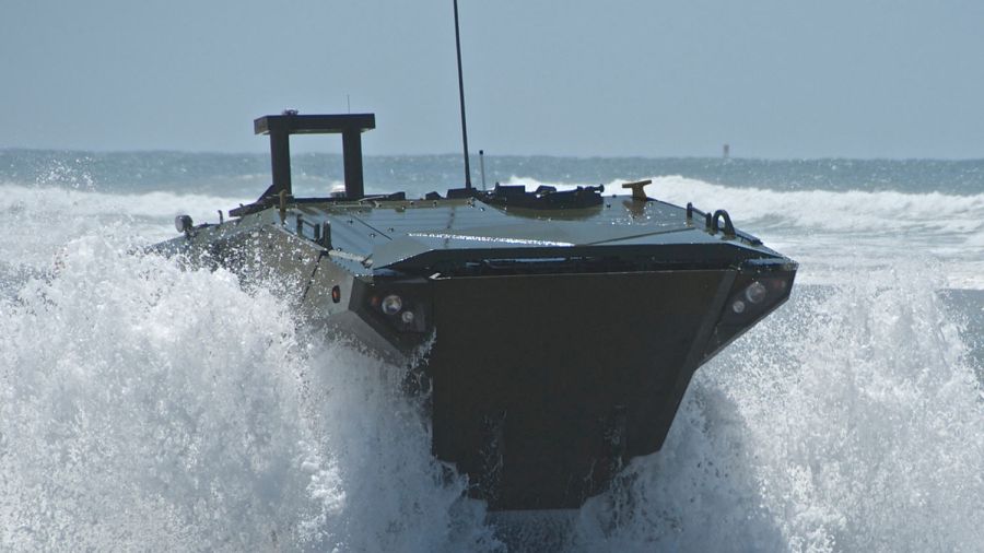 New Marine amphibious vehicle on schedule and under budget | American ...