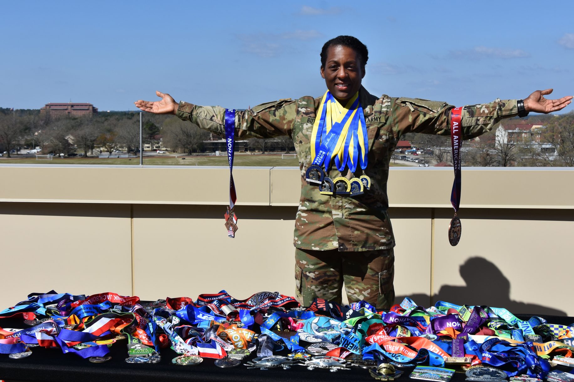 Army officer runs her 100th marathon today at Boston Marathon ...